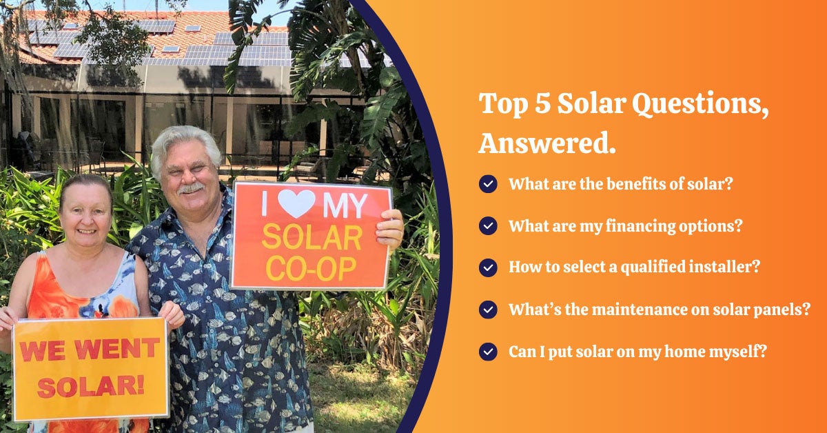 Top 5 solar questions answered - Solar United Neighbors